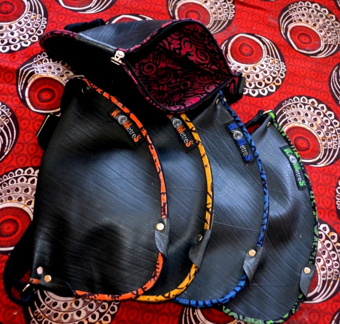 Up-cycled Shoulder Pouch - Boom Bag - Made Out of Inner Tube - Etsy