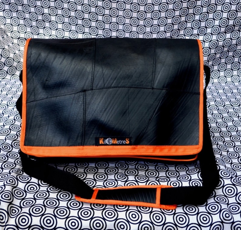 Laptop Bag - School Bag - Up-cycled From Recycled Inner Tubes - Etsy