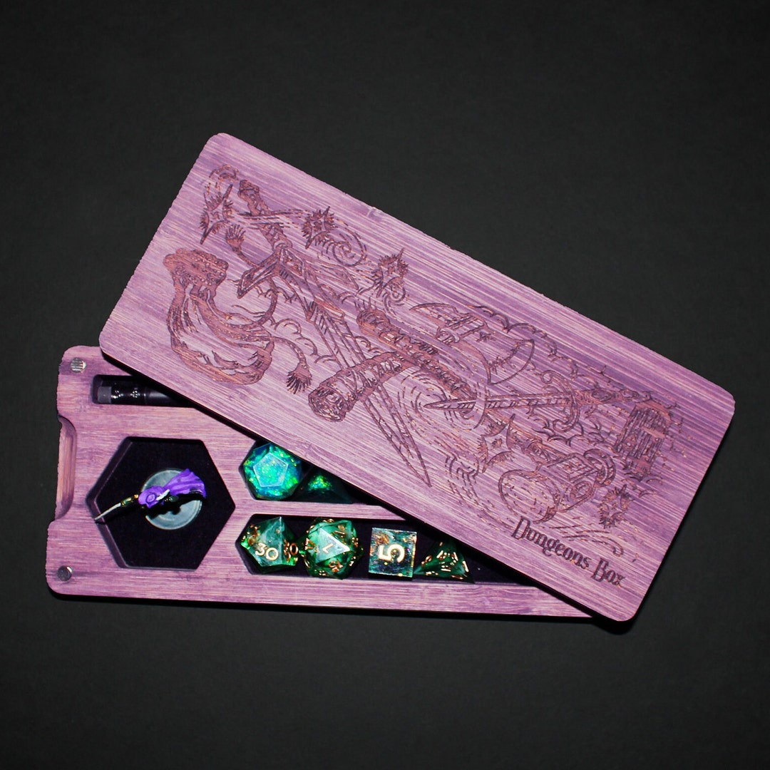 Dungeons Box™ D&D Dice Box – USA Made | Handmade Hero Dice Vault ...