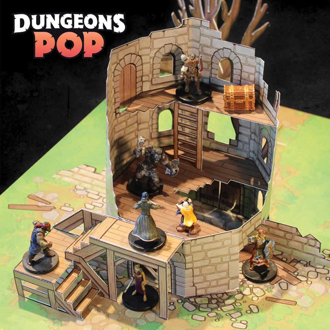 Dungeons Pop Origins Set | 3 Pop up 3D Terrain | Modular Fantasy Battle ...