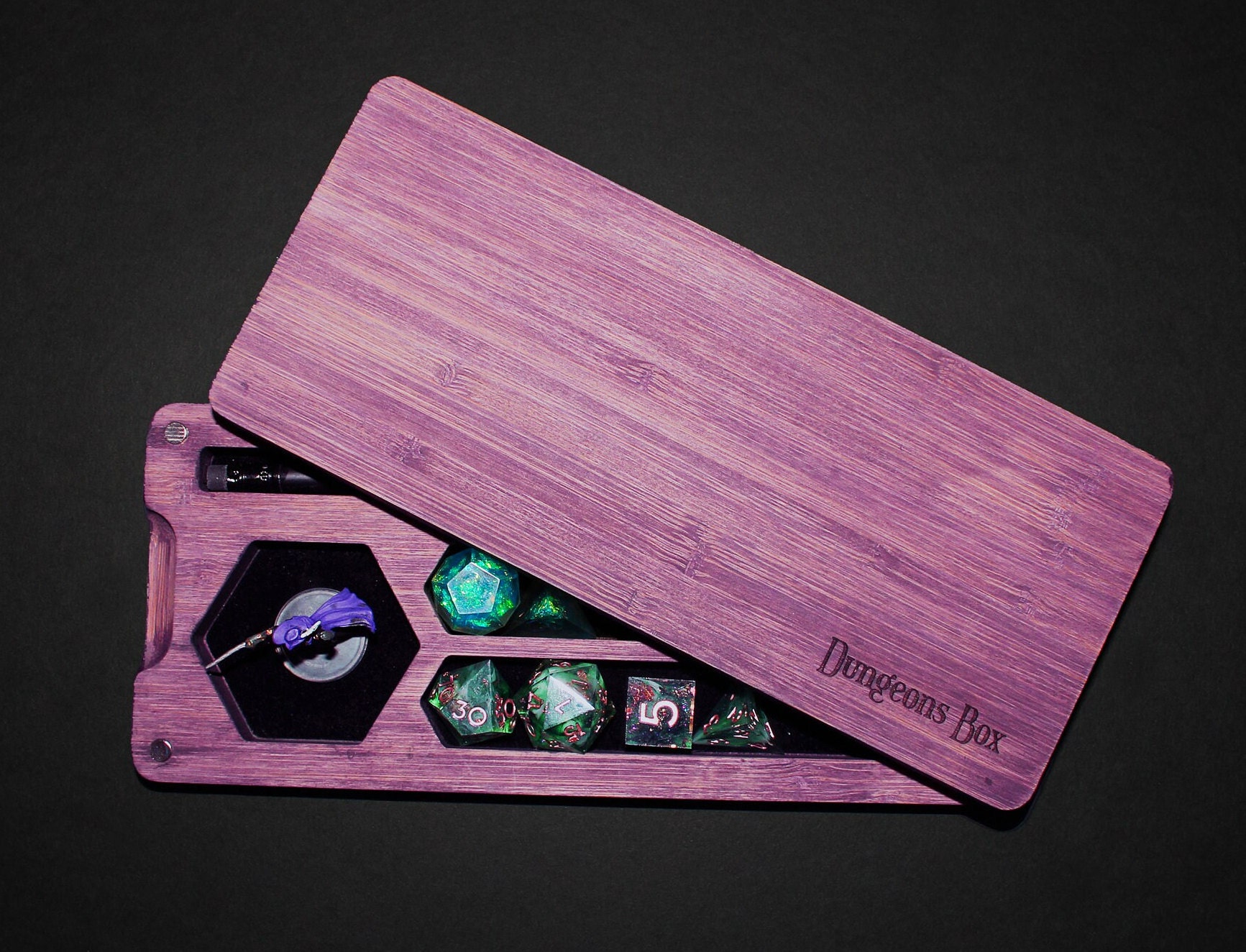 Dungeons Box™ D&D Dice Box – USA Made | Handmade Hero Dice Vault ...