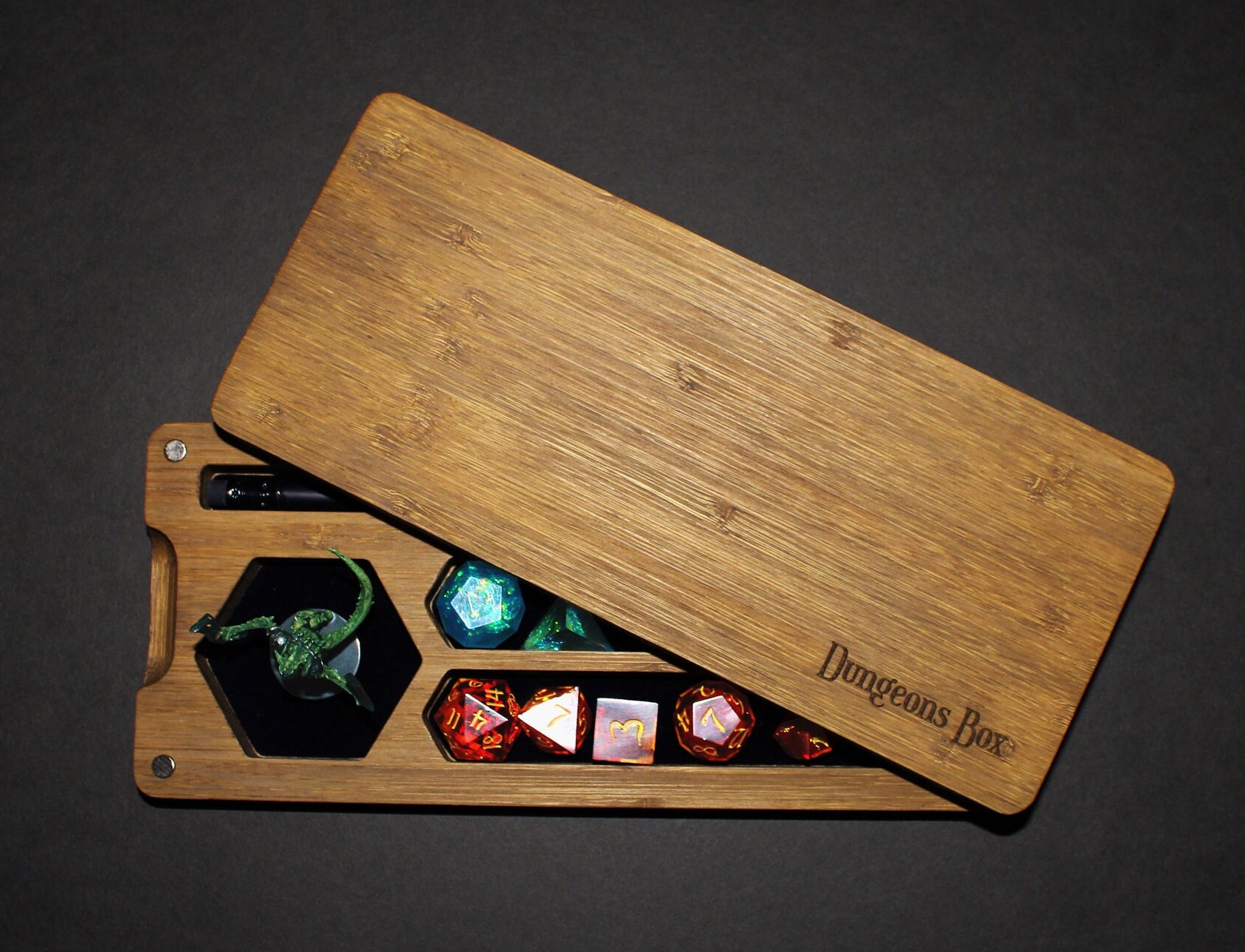Dungeons Box™ D&D Dice Box – USA Made | Handmade Hero Dice Vault ...