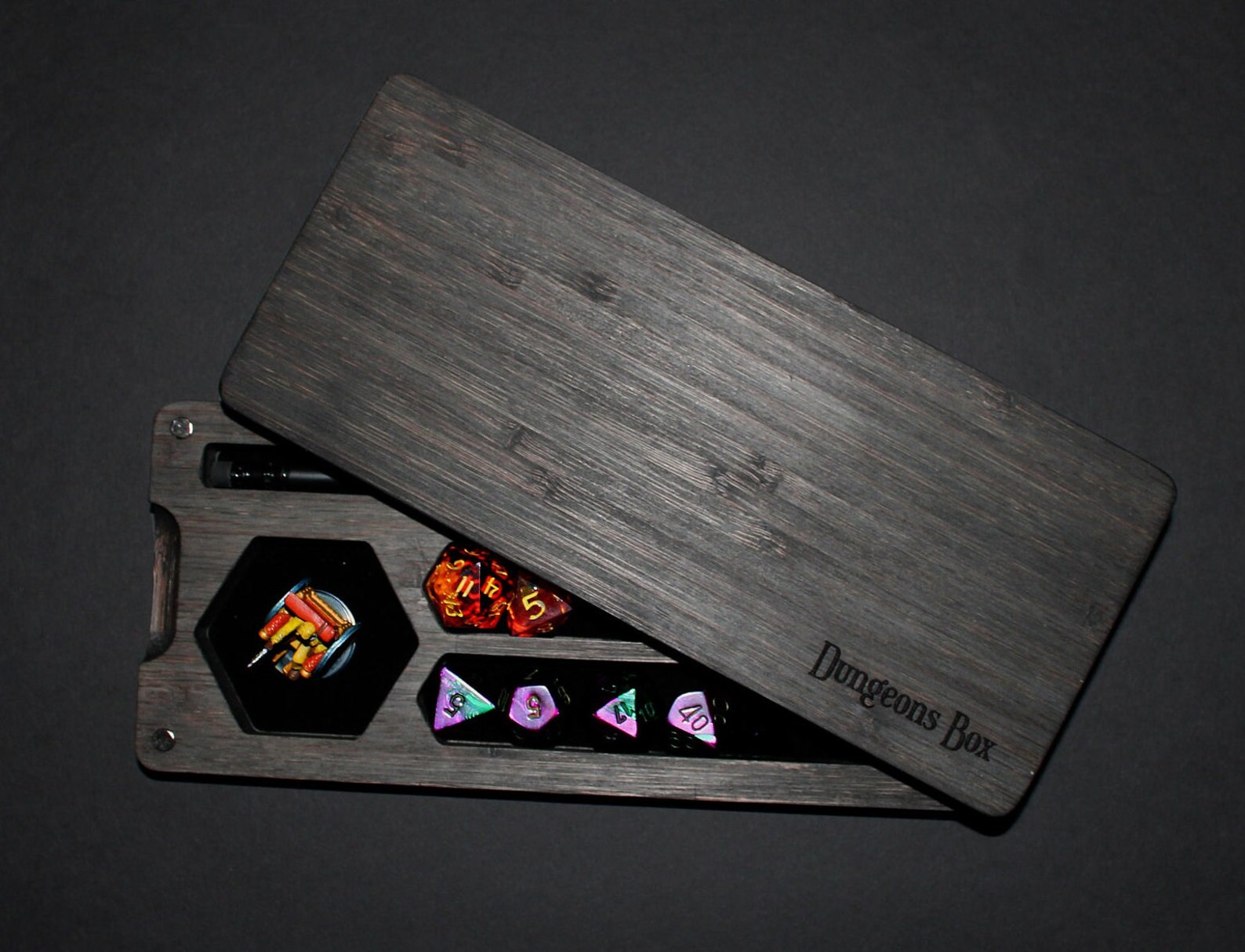 Dungeons Box™ D&D Dice Box – USA Made | Handmade Hero Dice Vault ...