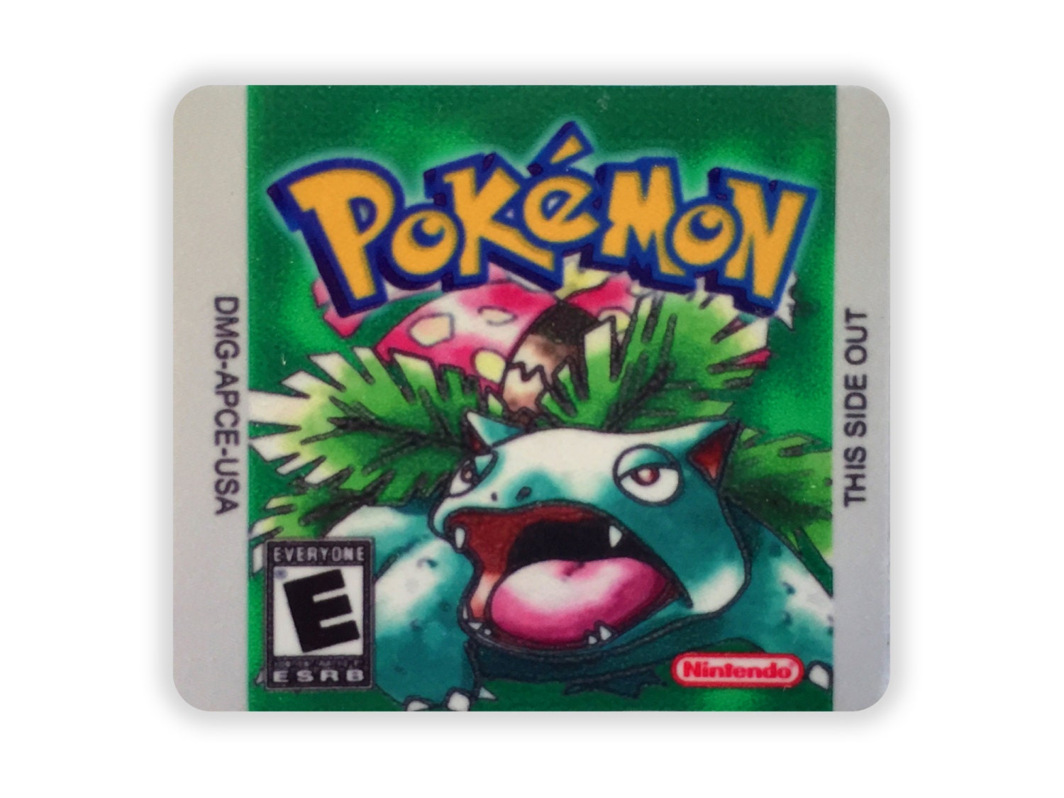 Pokemon Label Replacement Sticker for Game Boy Cartridge Red | Etsy