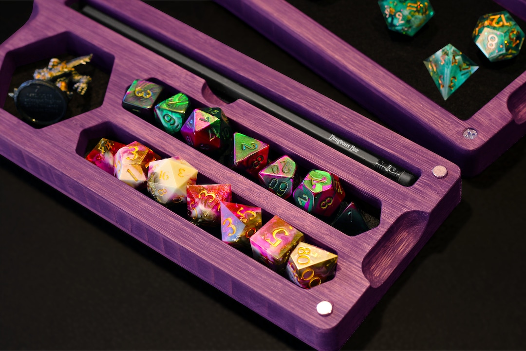 Dungeons Box™ D&D Dice Box • USA Made • Hero Vault Dice Tray Handmade ...