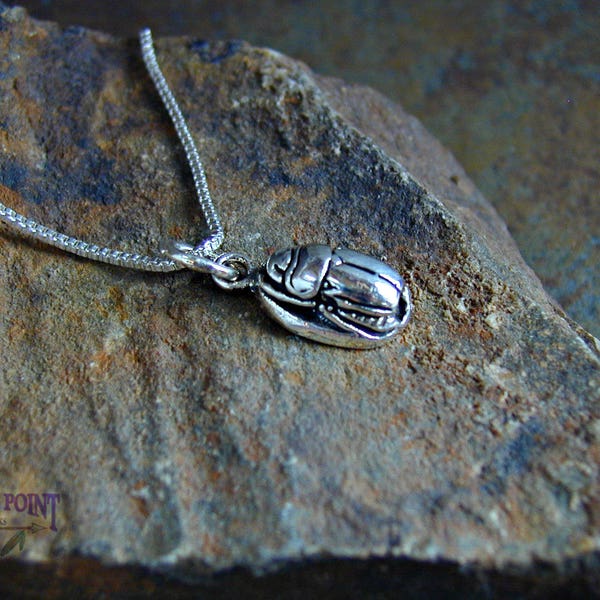 Silver Scarab - Etsy