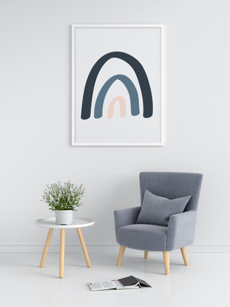 Rainbow Modern PDF, Rainbow PDF, Modern Decor PDF, Rainbow Jpg, Modern ...