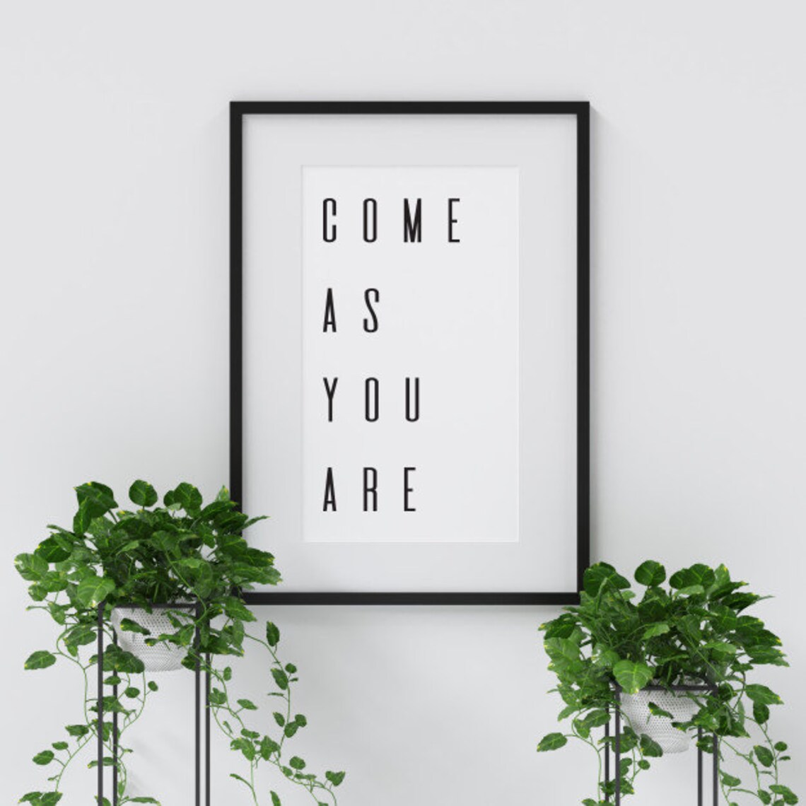 Come as You Are Pdf Quote Pdf Home Decor Pdf Wall Art Pdf - Etsy