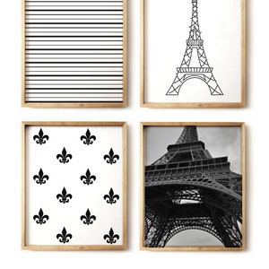 Eiffel Tower Wall Decor Pdf, Wall Art Pdf, Paris Pdf, France Pdf, Paris ...