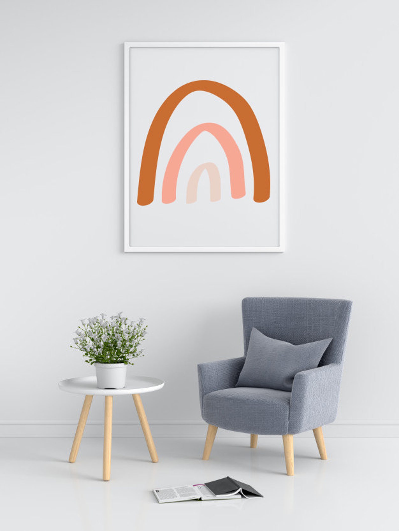 Rainbow PDF, Art Printable PDF, Wall Art PDF, Wall Art, Art Printable ...