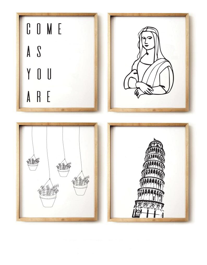 Hanging Plants Pdf Plants Pdf Plants Wall Art Pdf Wall Art - Etsy