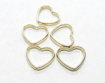 10/50pcs 14K Gold Plated Circle Bead Frames Gold Tone Bead - Etsy