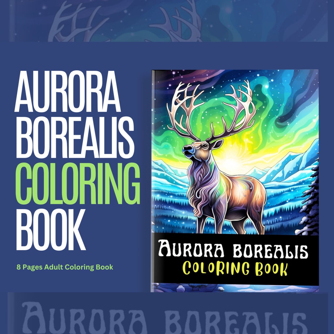 Aurora Borealis Coloring Pages Adult Coloring Pages Coloring Pages ...