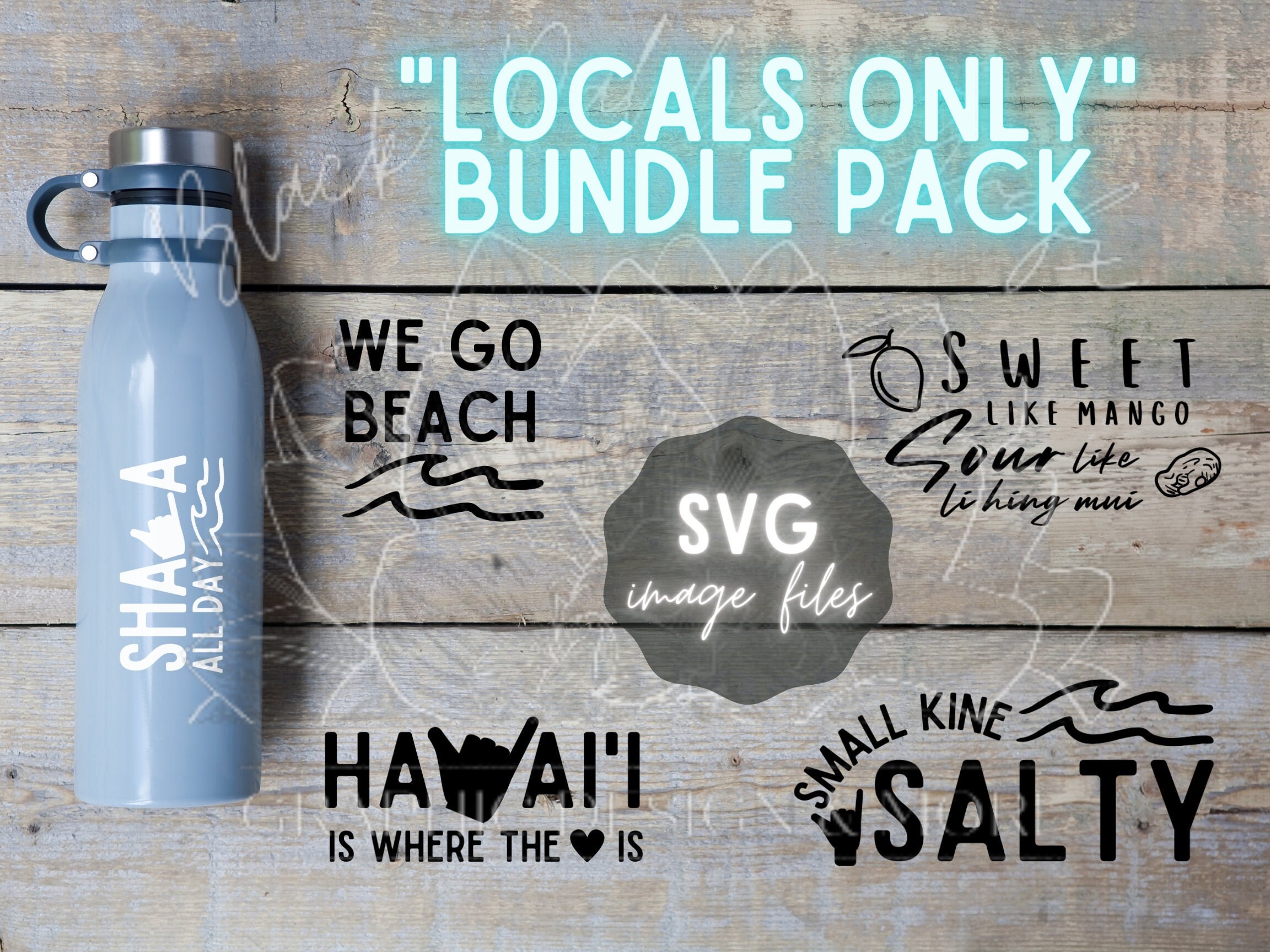Hawaii Locals Only Svg, Png, Jpg Hawaiian Svg, Shaka Svg, Beach Svg ...