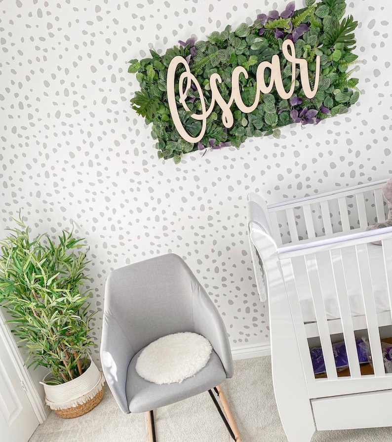 Personalised Wooden Name Sign Custom Wall Art Baby Name - Etsy UK