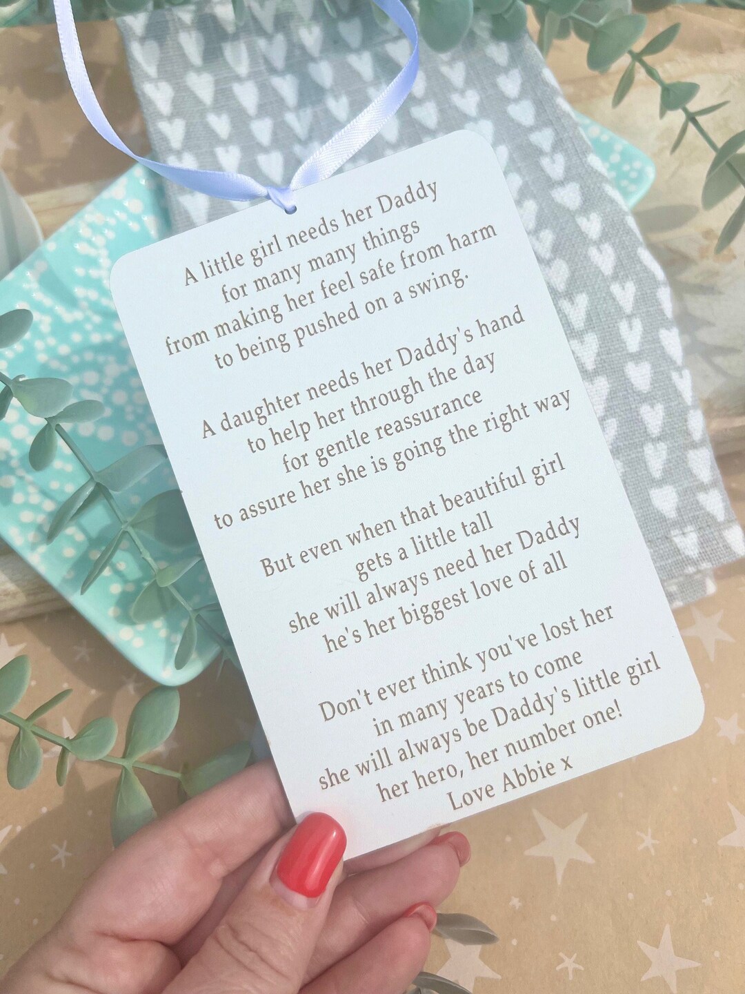 A Daughter Needs Her Daddy Hanging Plaque Gifts for Dad, Father's Day ...