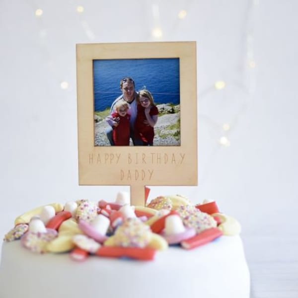 Photo Cake Topper - Etsy UK
