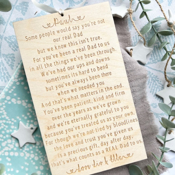Daddy Poem - Etsy UK