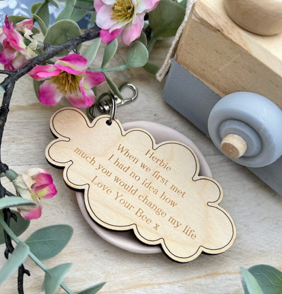 You Have Changed My Life Personalised Cloud Keyring Gifts for Couples ...