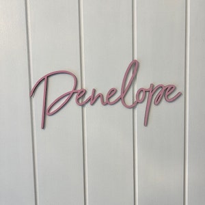 Scribble Font Wooden TOY BOX Name Sign - Various Sizes- Name Wall Art ...