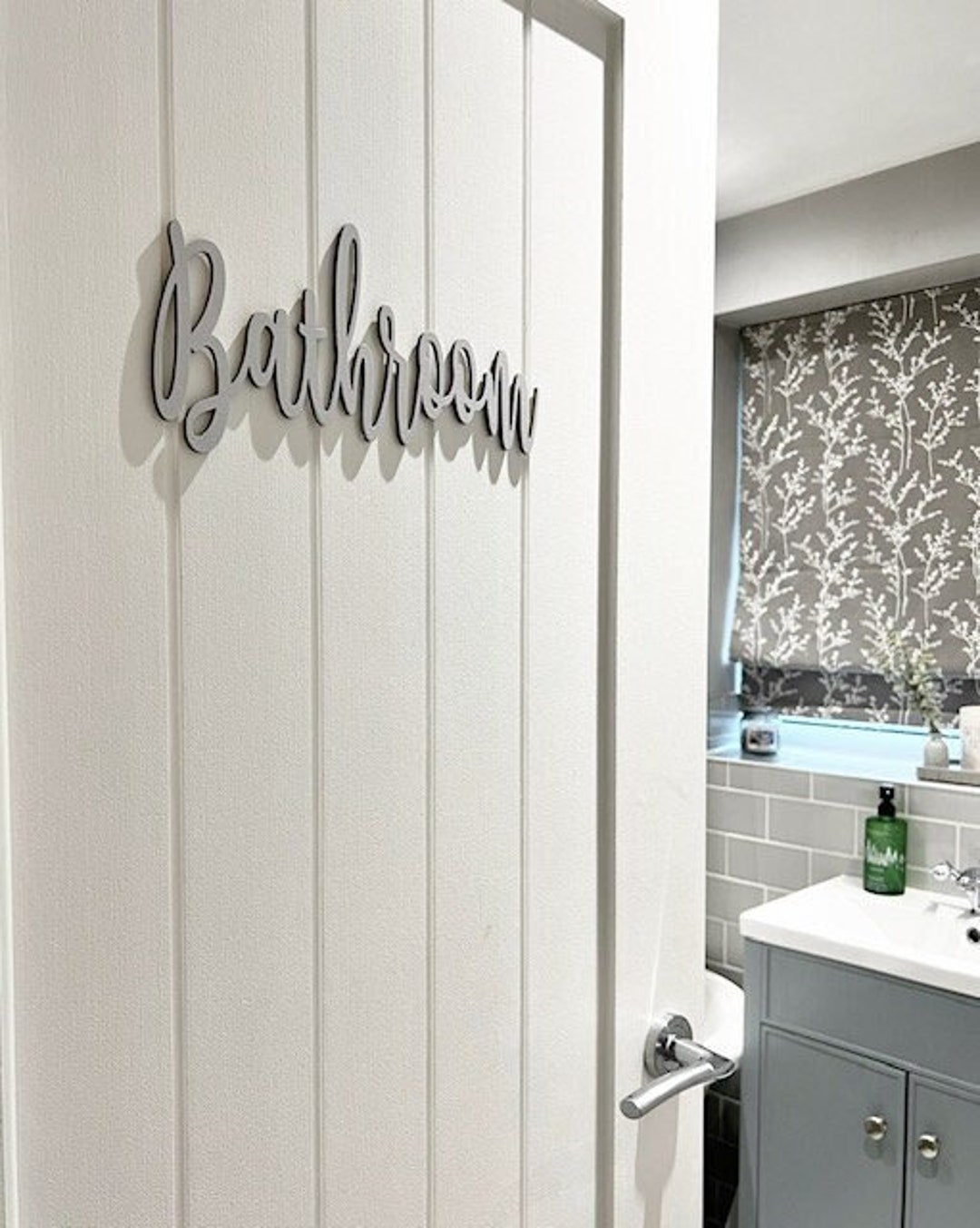 Wooden BATHROOM or TOILET Sign - Various Sizes & Colours - Bathroom ...