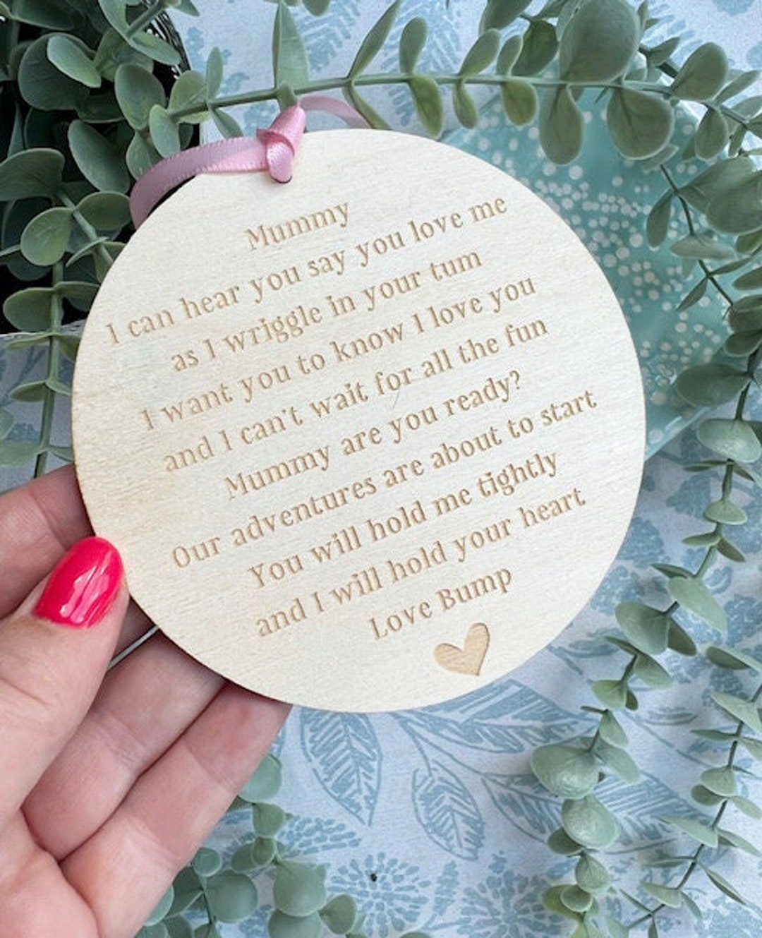 Mummy to Be I Love You Plaque - Pregnancy Gift Sign - Mummy Gift From ...