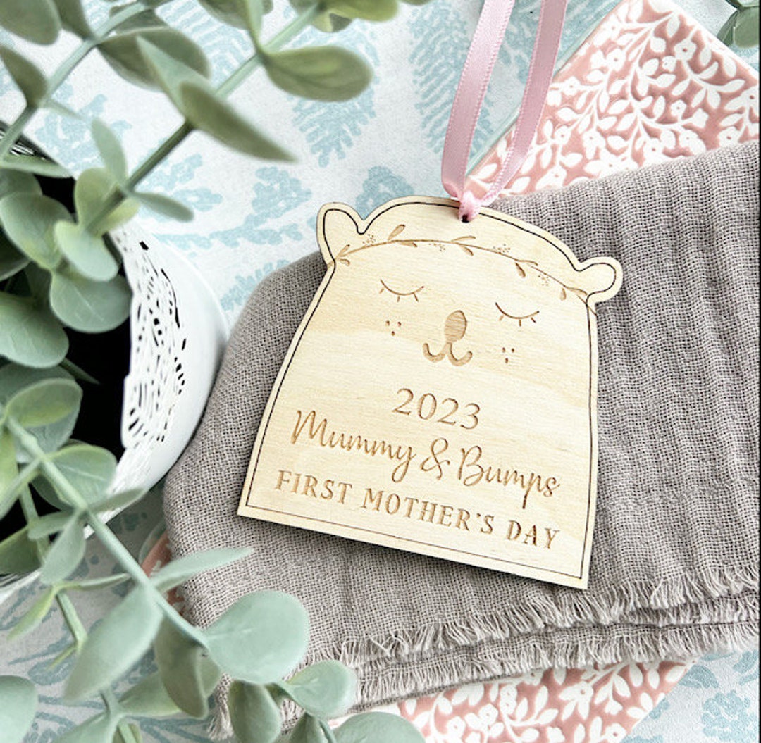 2025 EDITION Mummy Bear & Bump Our First Mother’s Day Personalised Gift ...