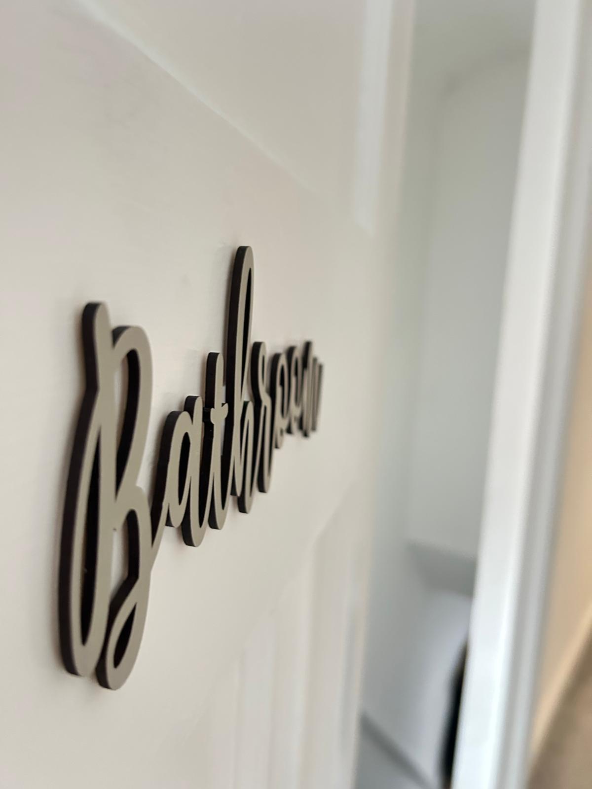Wooden BATHROOM or TOILET Sign - Various Sizes & Colours - Bathroom ...