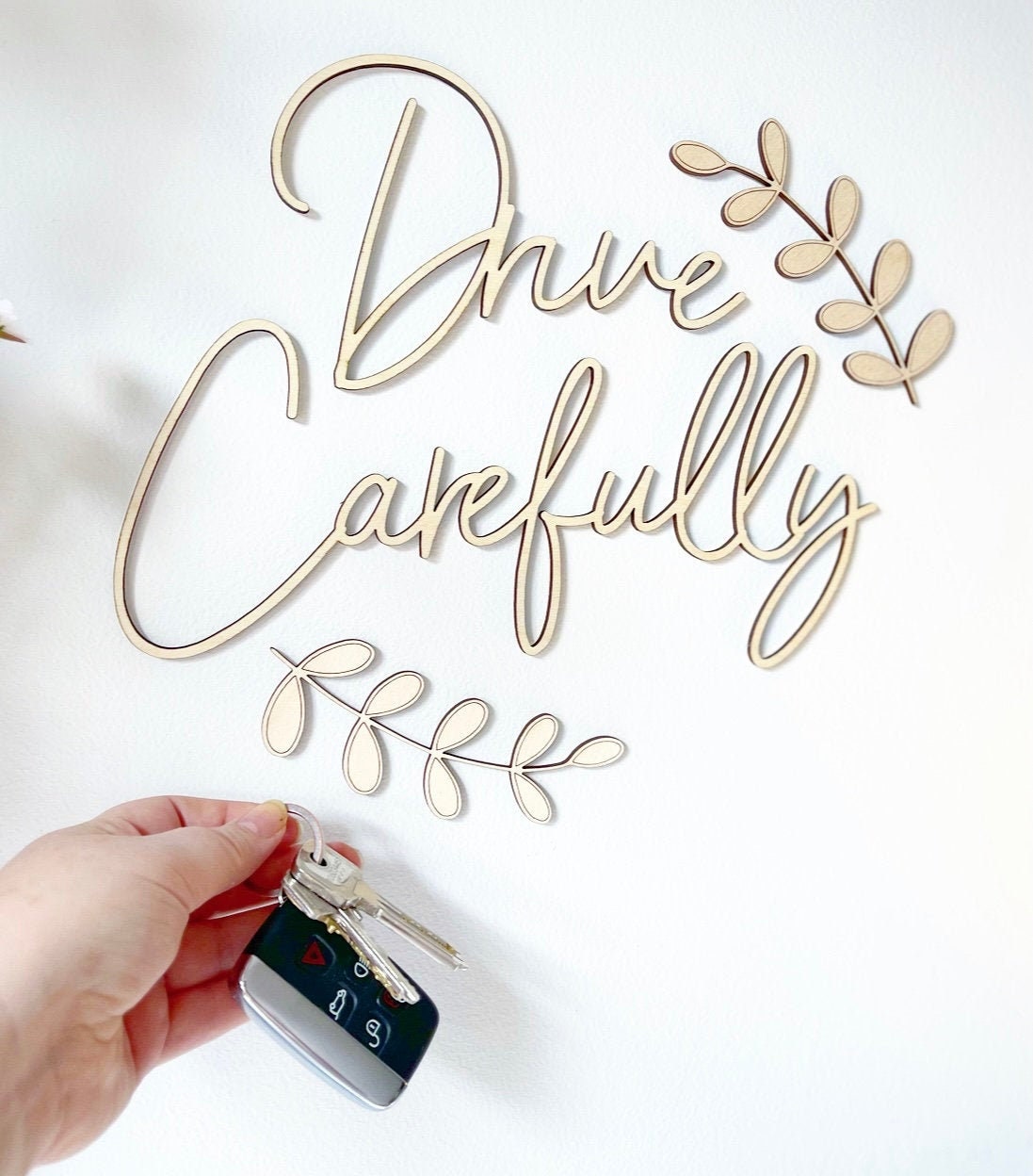 DRIVE CAREFULLY Inspirational Sign Daily Reminders Wall | Etsy