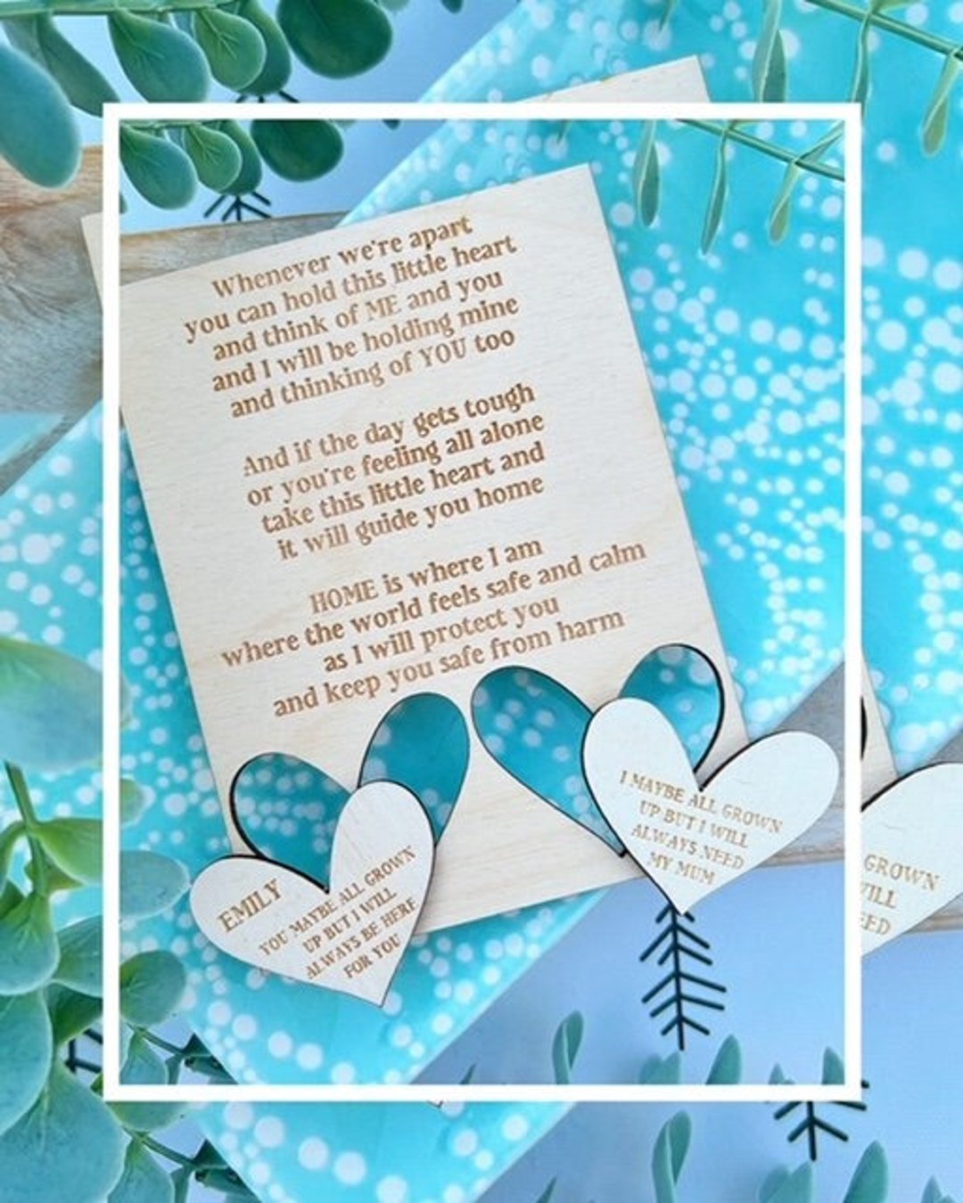 I Maybe All Grown up MUM & Daughter/son Keepsake Token, Personalised ...