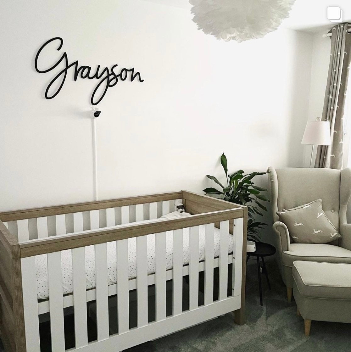 EXTRA LARGE 80cm Decorative Wooden Sign SCRIBBLE Font Wall - Etsy UK