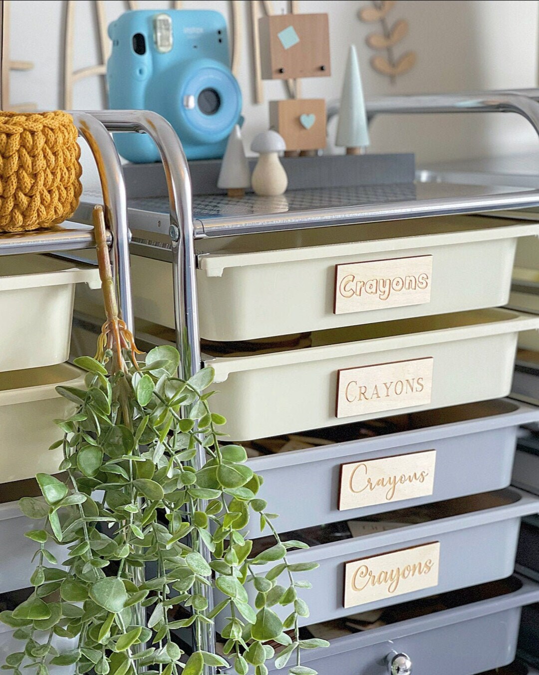 Create Custom Wooden Labels - Engraved Storage Signs - Wood Name Tags ...
