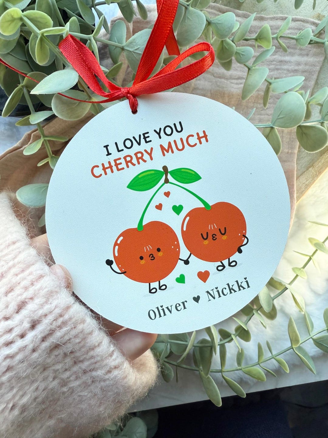I Love You Cherry Much Sign - Valentine's Gifts - Cherry Decor - I Love ...
