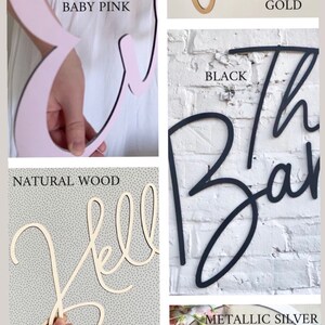Personalised Wooden Name Sign Custom Wall Art Baby Name - Etsy UK