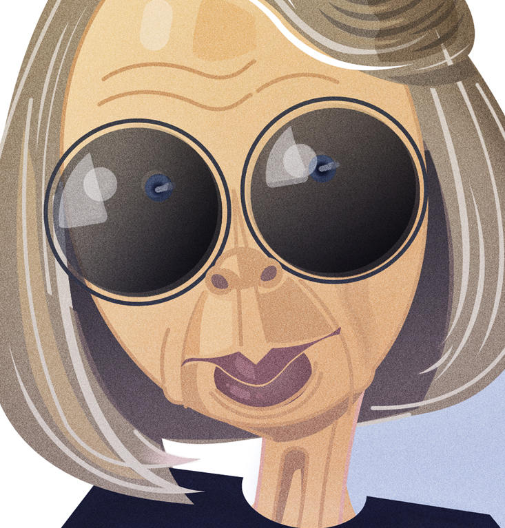 Joan Didion 8x10" Art Print by Ken Corral - Etsy
