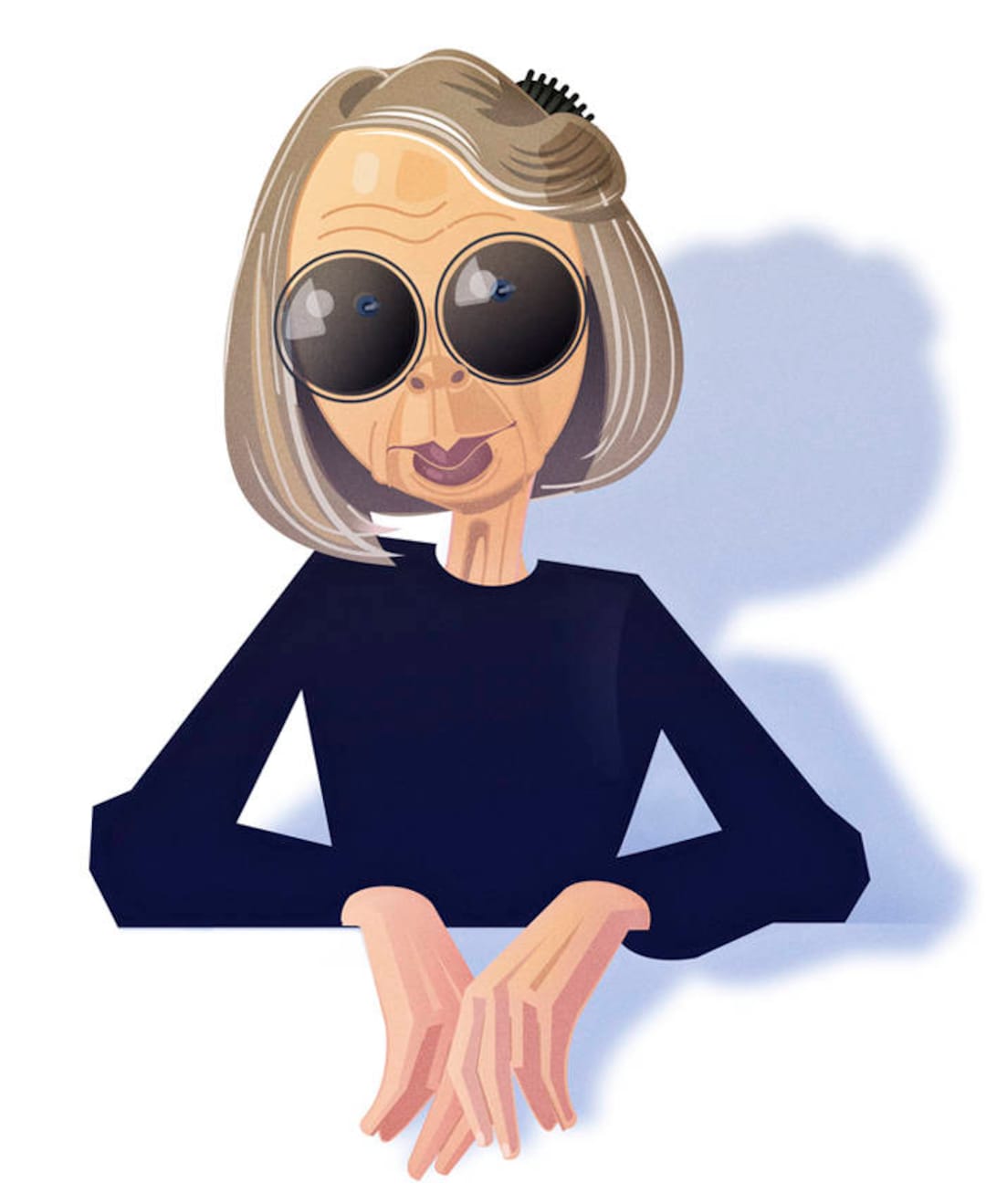 Joan Didion 8x10" Art Print by Ken Corral - Etsy