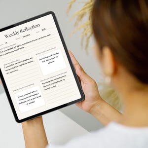 Weekly Reflection Journal | Guided Self-discovery & Personal Growth ...