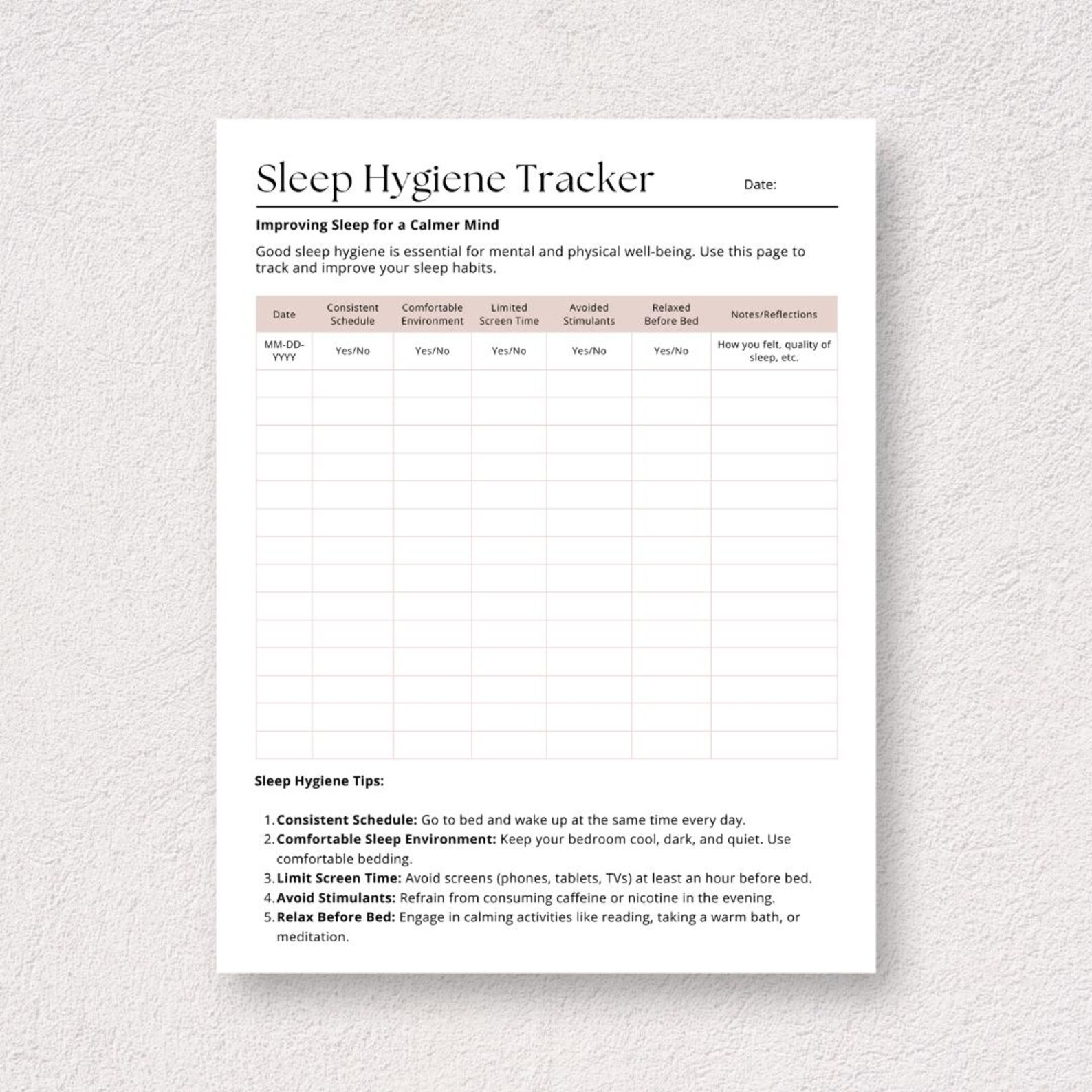 Printable Calming Your Mind Journal Digital Anxiety Relief and Stress ...