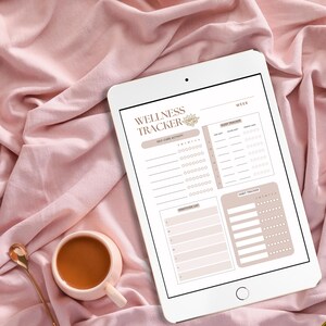 Wellness Tracker Planner Inserts Self-care, Sleep & Habit Tracker for ...
