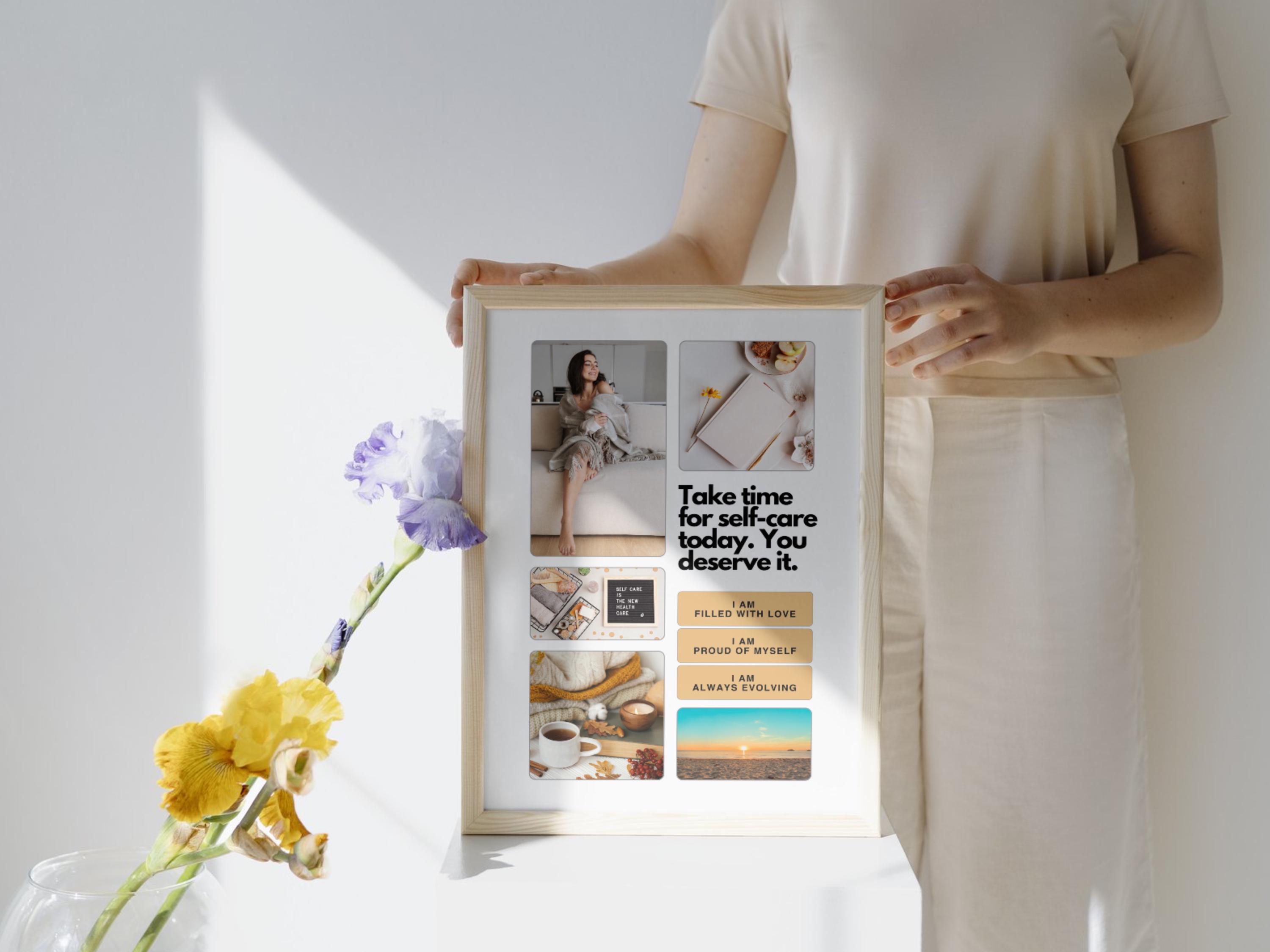 Vision Board Kit | Digital Goal Setting & Manifestation PDF | Printable ...