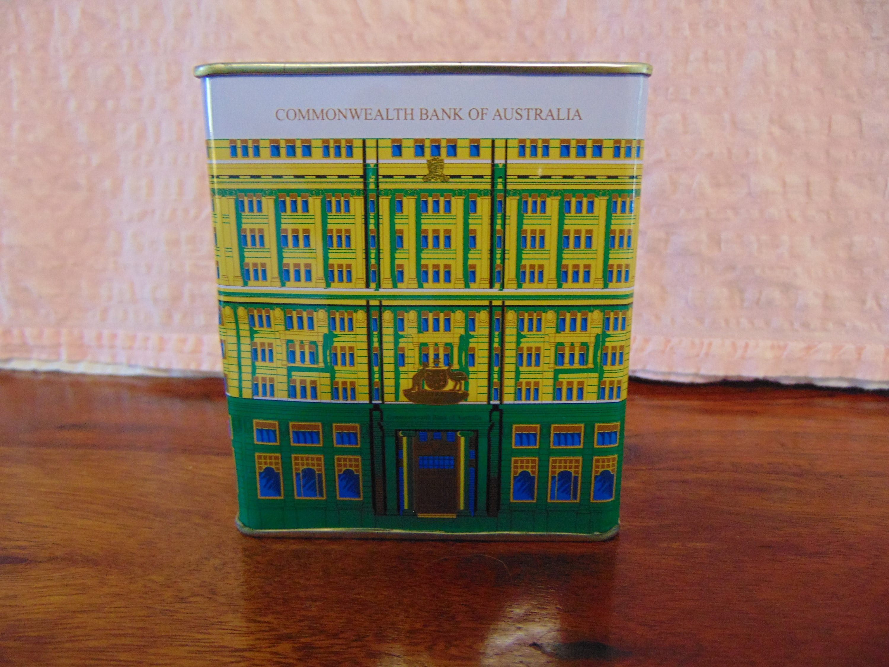 Collectable 1970s Tin Commonwealth Bank Money Box 9cm high | Etsy