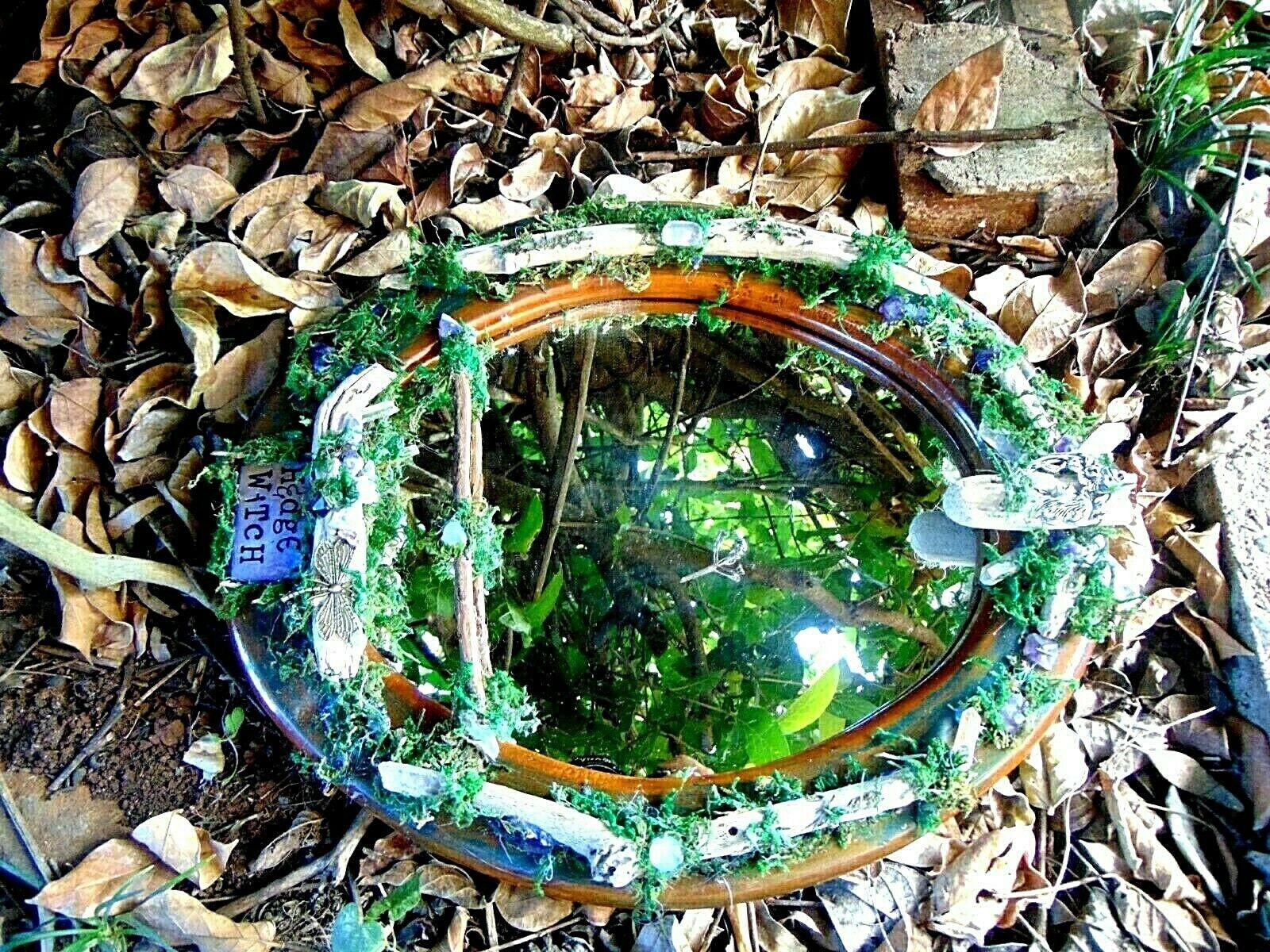 Pagan Hedgewitch Deep Well Scrying Glass. Mirror.spirit - Etsy Australia