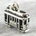 3D Sterling Silver Cable Car Charm, Transportation, San Francisco, .925 ...