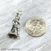 3D Sterling Silver Quinceanera Charm, 15th Birthday, Party, .925 Silver ...