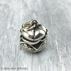 3D Sterling Silver Cheeseburger Charm, Food, Chef, .925 Silver, DIY ...