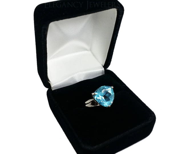 Black Velvet Ring Box, Jewelry Box, Gift Box, Engagement Ring Box ...