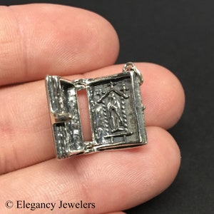 Sterling Silver Bible Charm, .925 Silver, Religious, Christian, God ...