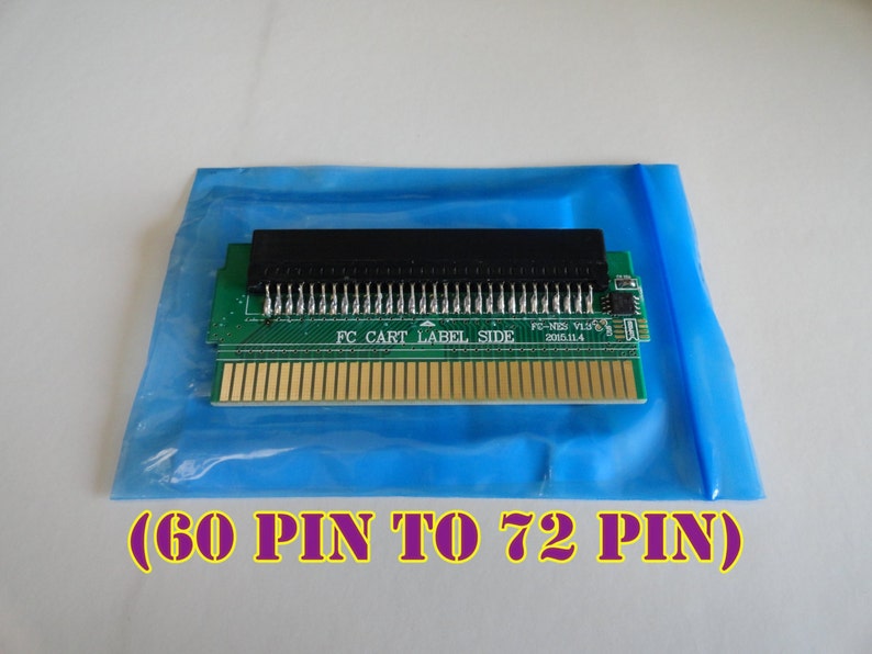 60 to 72 Pin Famicom to NES Converter Adapter - Etsy