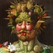 EMPEROR RUDOLF II as Vertumnus by Giuseppe Arcimboldo (borderless) 1590 ...