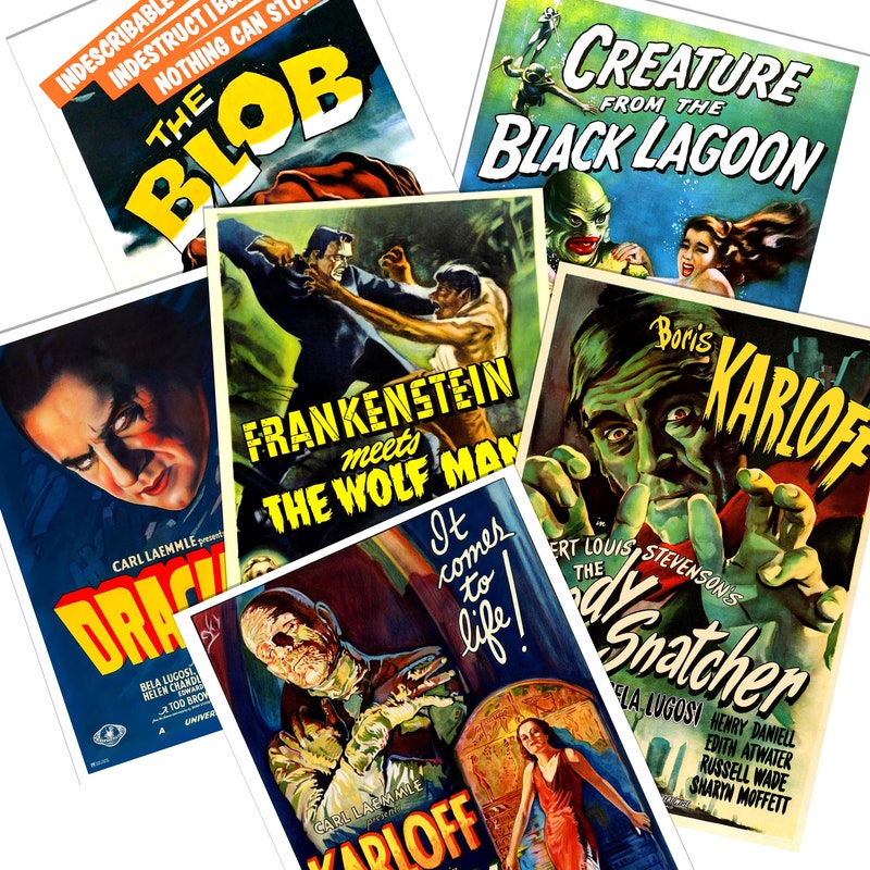 Horror Movie Posters - Etsy